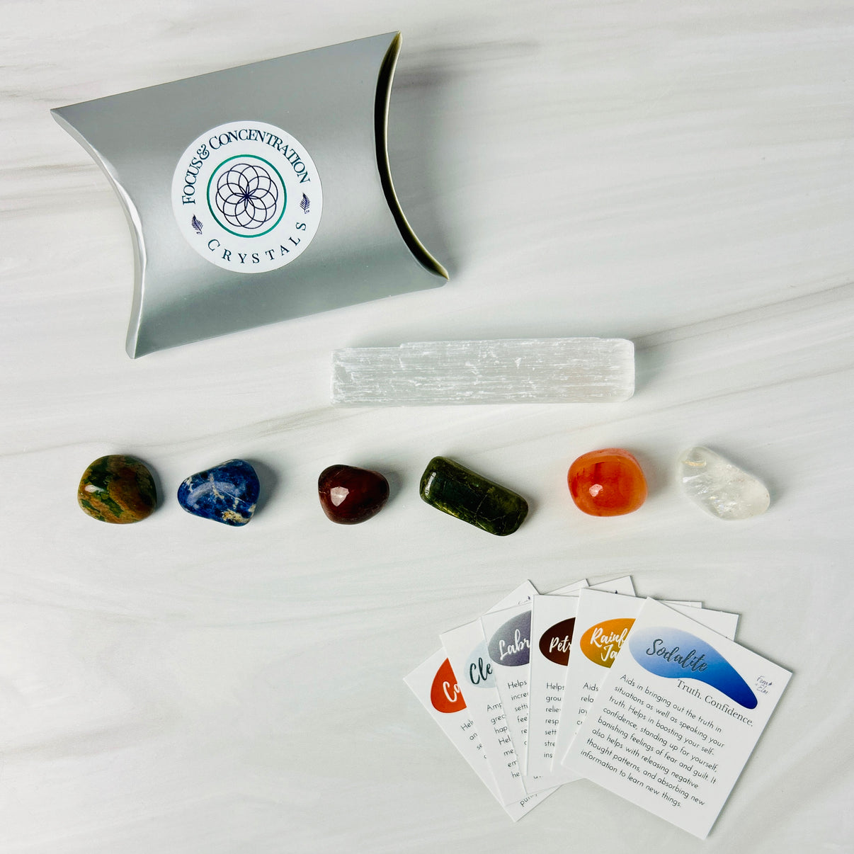 Focus & Concentration Crystal Set – BloomingLightVT