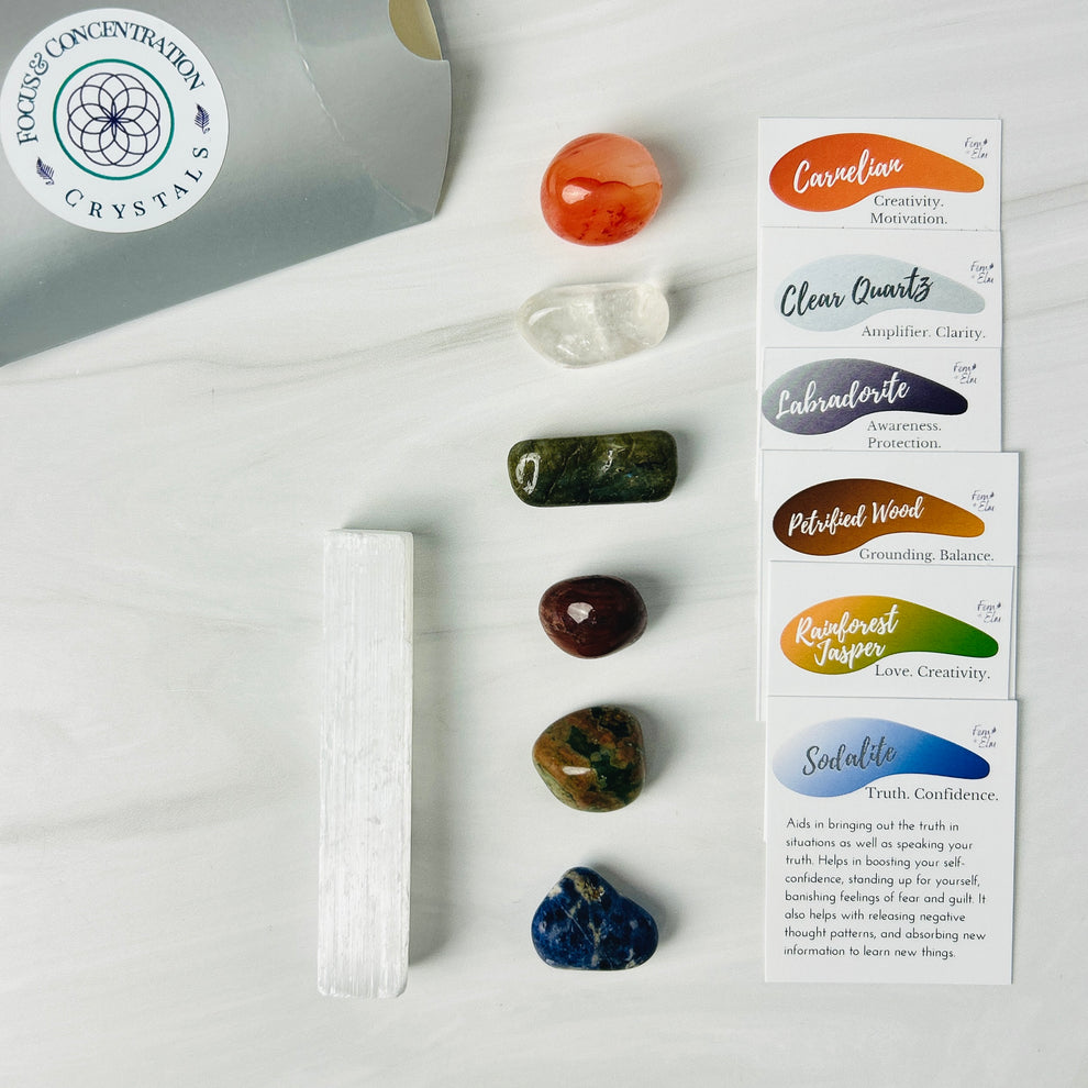 Focus & Concentration Crystal Set – BloomingLightVT