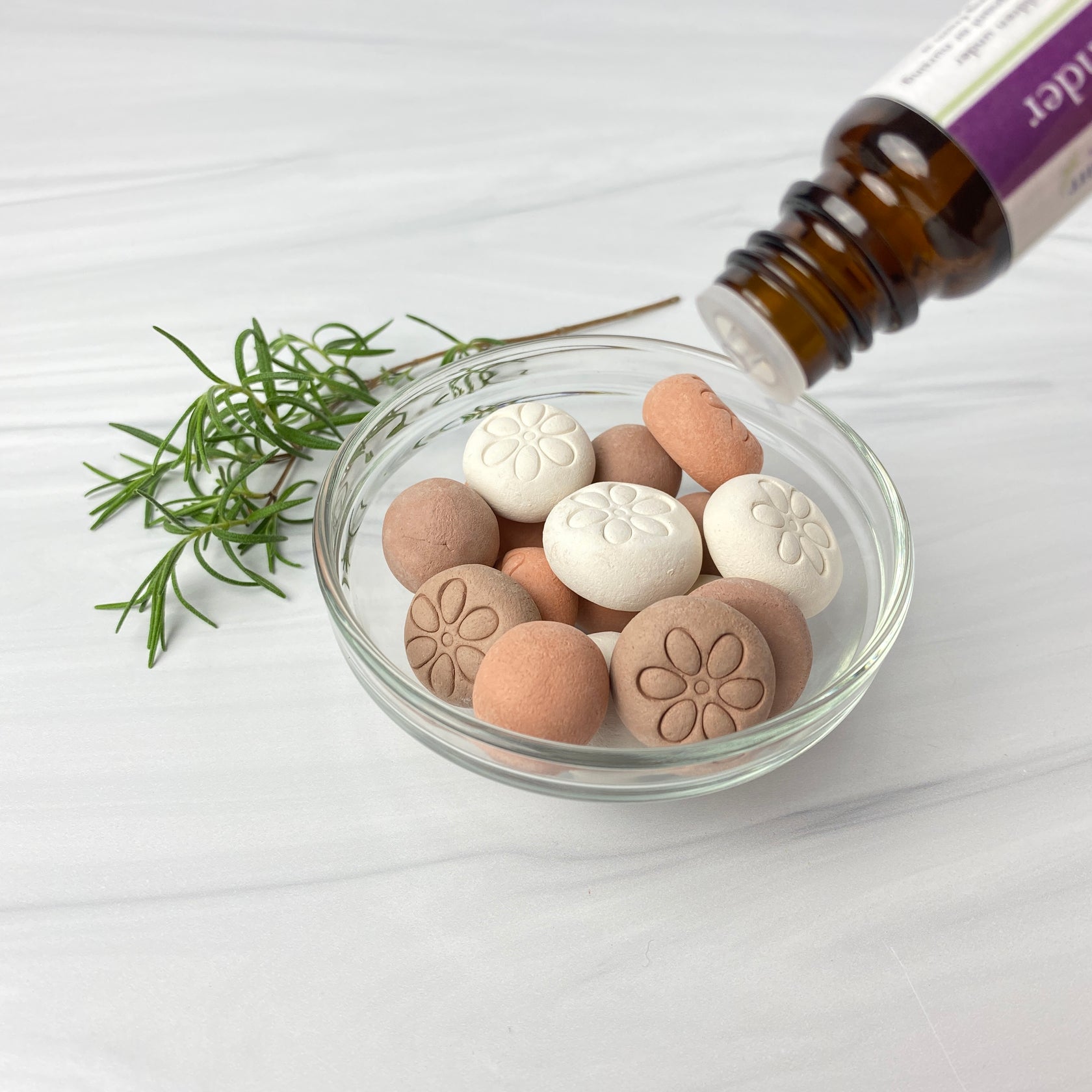 Mix of 3 Clay Essential Oil Diffuser Stones – BloomingLightVT